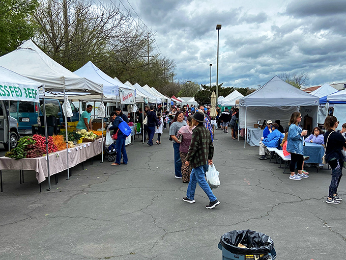 The farmers' market transforms parking lots into cornucopias of Central Valley bounty&mdash;where tomatoes actually taste like tomatoes should.
