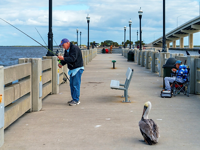 The one that got away stories are born here daily, as fishermen and pelicans compete for the best catch along Titusville's welcoming waterfront.