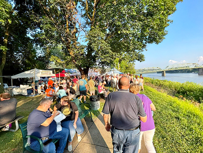 The Fort Armstrong Folk Festival transforms the riverfront into a vibrant community gathering, where local food, music, and crafts celebrate the region's rich heritage.