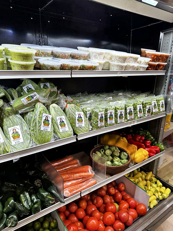 The produce section isn't an afterthought&mdash;it's a vibrant palette of ingredients that tells the story of real Mexican cooking before the first knife hits the cutting board.