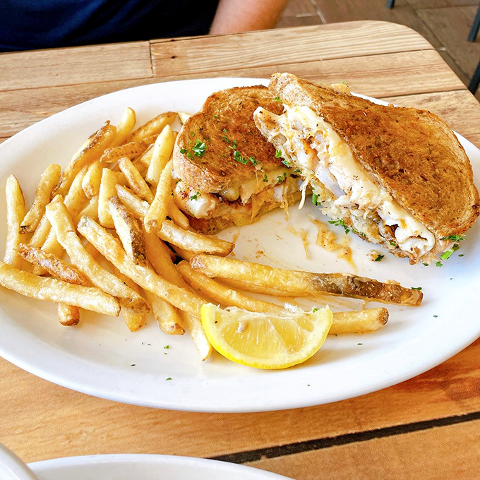 The Grouper Reuben&mdash;where New York deli meets Florida Gulf Coast in a sandwich so good it should have its own area code.
