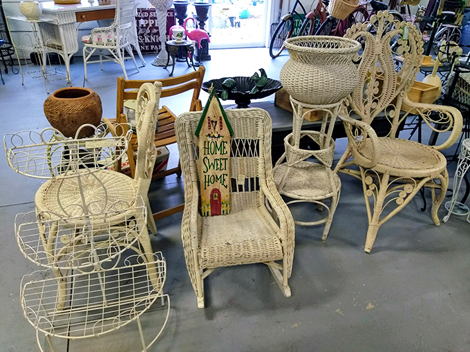 Wicker wonderland! These handcrafted chairs aren't just seating&mdash;they're front-row tickets to summer afternoons with lemonade and gossip.
