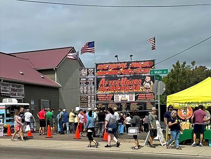 The Harvest Festival proves that standing in line for food isn't a modern invention&mdash;we've always been willing to wait for the good stuff.