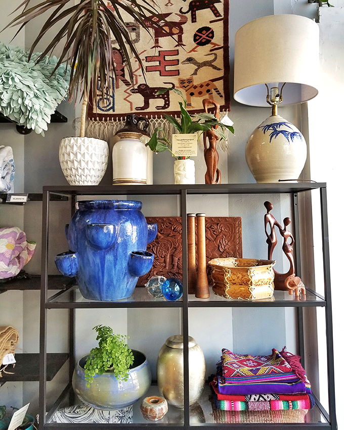 This shelf isn't selling pottery &ndash; it's offering the missing pieces to your home's personality puzzle.