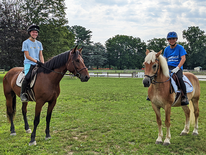 Horseback riding: where "posting" has nothing to do with social media. Bellevue's equestrian program offers authentic connections no smartphone can match.