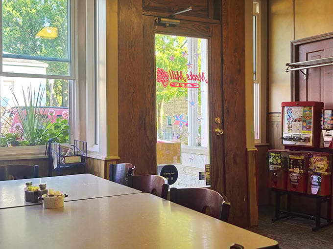 Sunlight streams through windows that have witnessed countless first dates, family gatherings, and "I'll just have one more cup" promises.