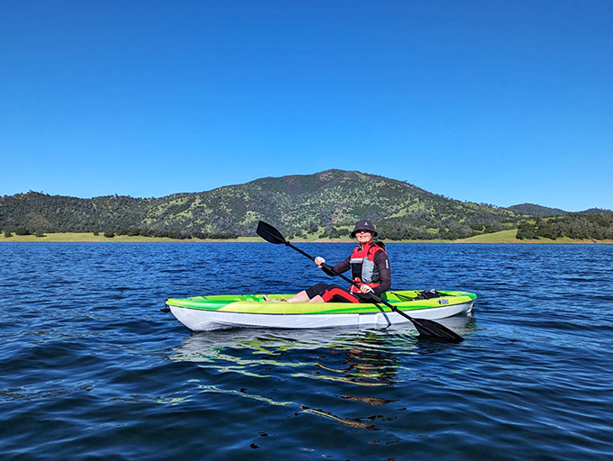 New Melones Lake offers kayaking adventures that turn weekend warriors into temporary nature philosophers.