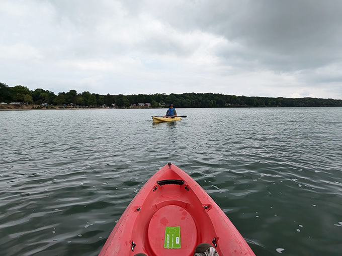 Kayaking around the island offers that perfect blend of adventure and tranquility that busy lives desperately need.