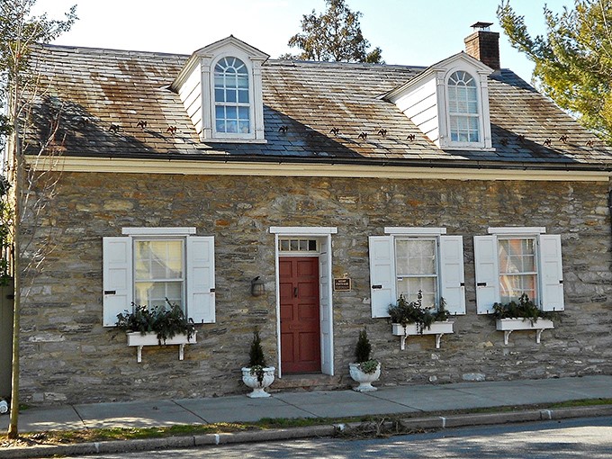 Stone cottages like this one remind you that some building materials improve with age, developing character that can't be manufactured.