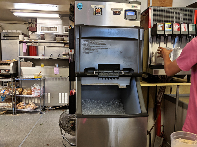 A glimpse into the kitchen machinery that keeps the breakfast magic flowing&mdash;where ice meets coffee in a relationship as essential as bacon meets eggs.