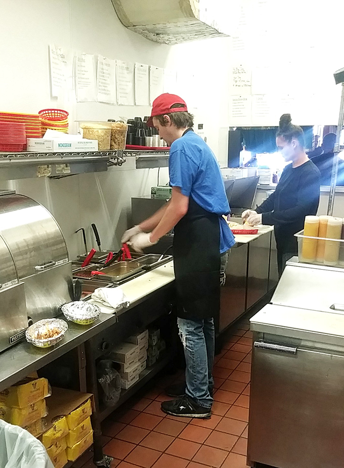 Behind the scenes magic where ordinary ingredients transform into extraordinary creations&mdash;the hot dog laboratory where dreams are made.