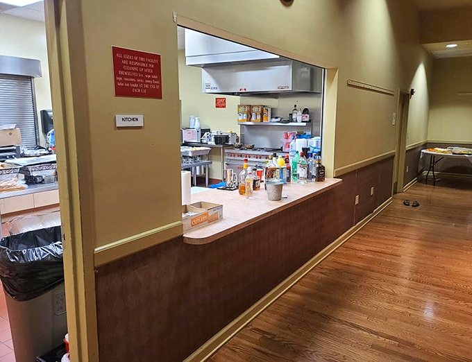 A glimpse into the kitchen where the magic happens. Like peeking behind the curtain at a magic show, except the illusion is how they make that meat so tender.