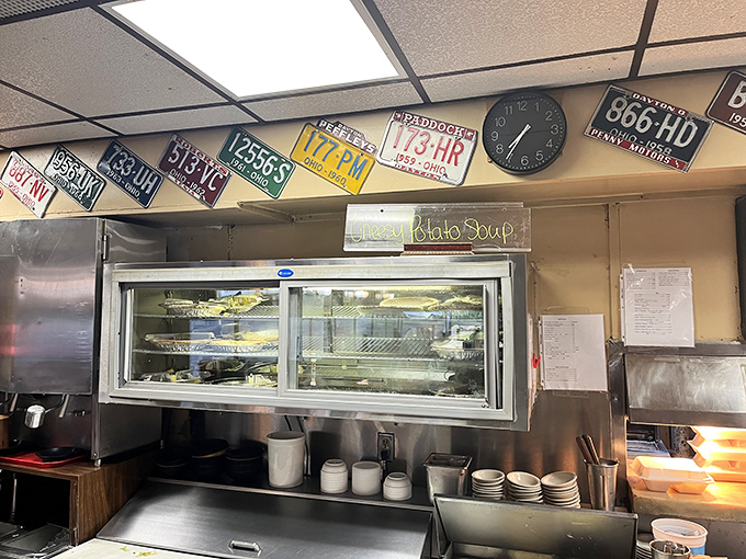 Behind this counter, breakfast magic happens faster than you can say "over easy with wheat toast."