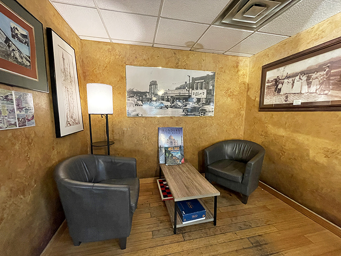 The cozy corner that whispers, "Stay awhile" &ndash; where leather chairs have absorbed years of great conversations and literary epiphanies.