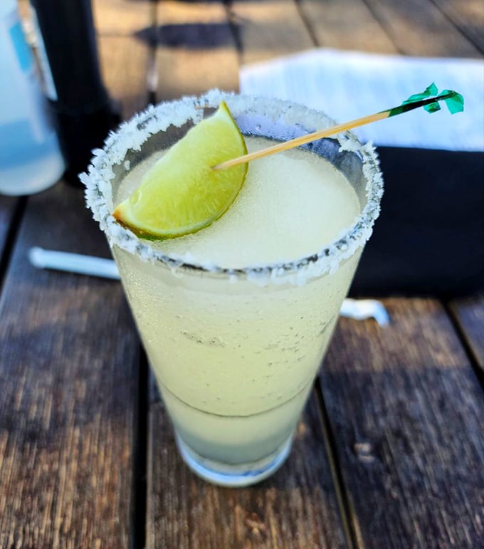 The perfect margarita doesn't exi— Oh wait, there it is! Lime-kissed rim, crystal-clear ice, and that perfect pale green glow.