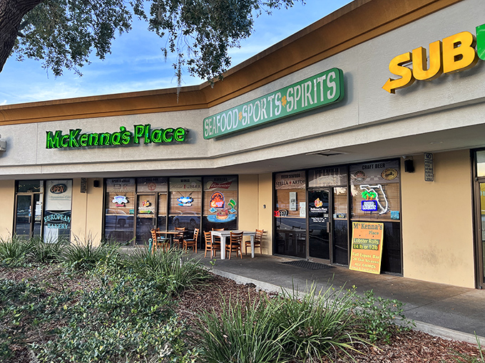 McKenna's Place promises that perfect Florida trifecta: seafood, sports, and spirits&mdash;the holy trinity of coastal dining satisfaction.