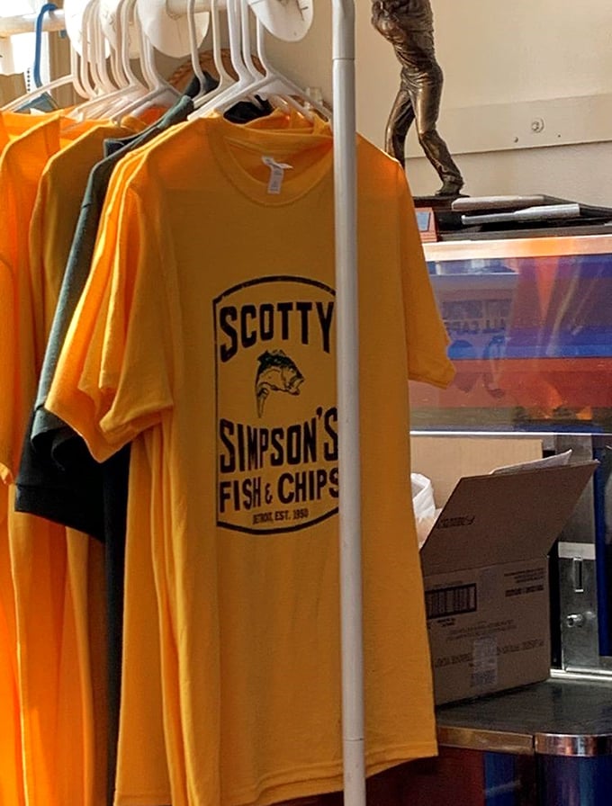 The ultimate Detroit souvenir—a bright yellow testament that you've discovered what locals have known since Eisenhower was president.