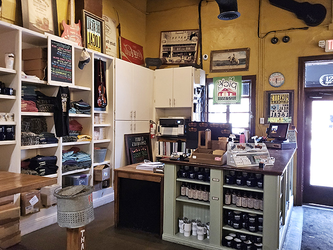 Where merchandise meets memories &ndash; a corner of Puckett's that lets you take home more than just a doggie bag.