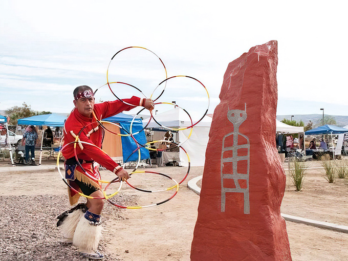 The Petroglyph Festival celebrates ancient rock art with modern interpretations, bridging thousands of years of human creativity in the desert.