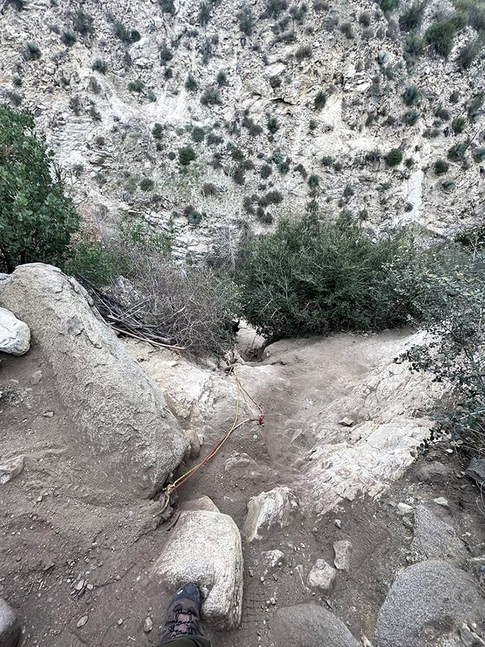 Some sections require careful navigation and a helping hand. Think of it as nature's team-building exercise.