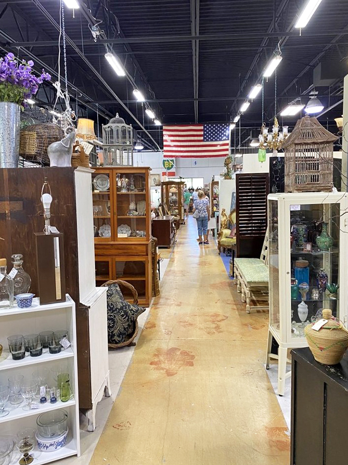 Long aisles of possibility stretch before you. Each booth is its own universe of carefully curated treasures waiting for discovery. 