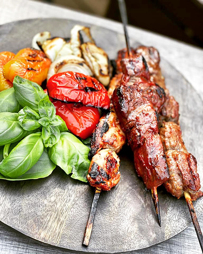 These skewers aren't just food, they're edible exclamation points &ndash; grilled to perfection with vegetables that actually make you want to eat vegetables.