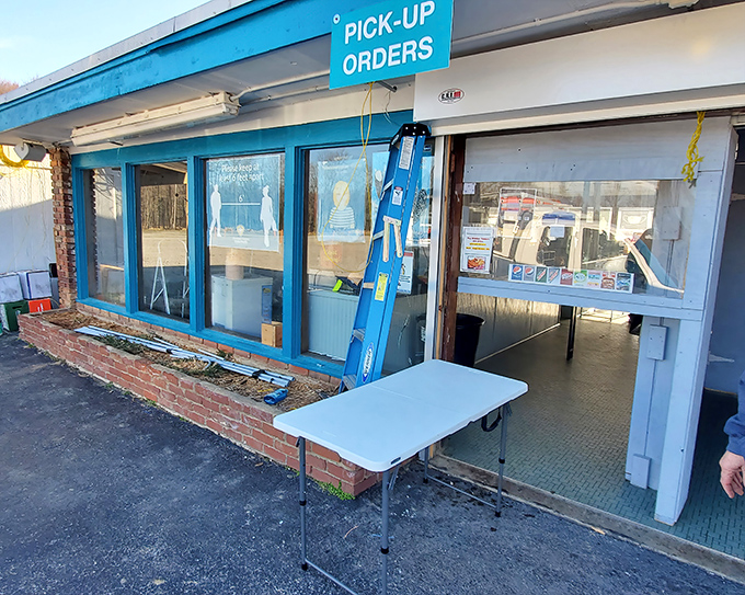The snack bar's "Pick-Up Orders" window has witnessed generations of intermission dashes for hot dogs and candy bars.