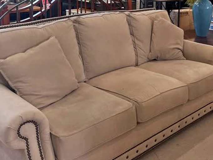 This sofa has seen things&mdash;good books, Netflix binges, afternoon naps&mdash;and it's ready for more in your living room.