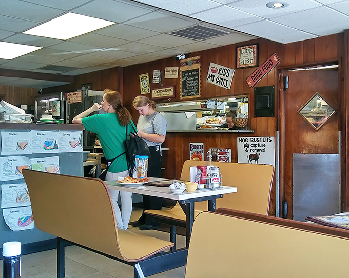 Where food orders are called out like poetry and the staff treats you like they've known you forever.