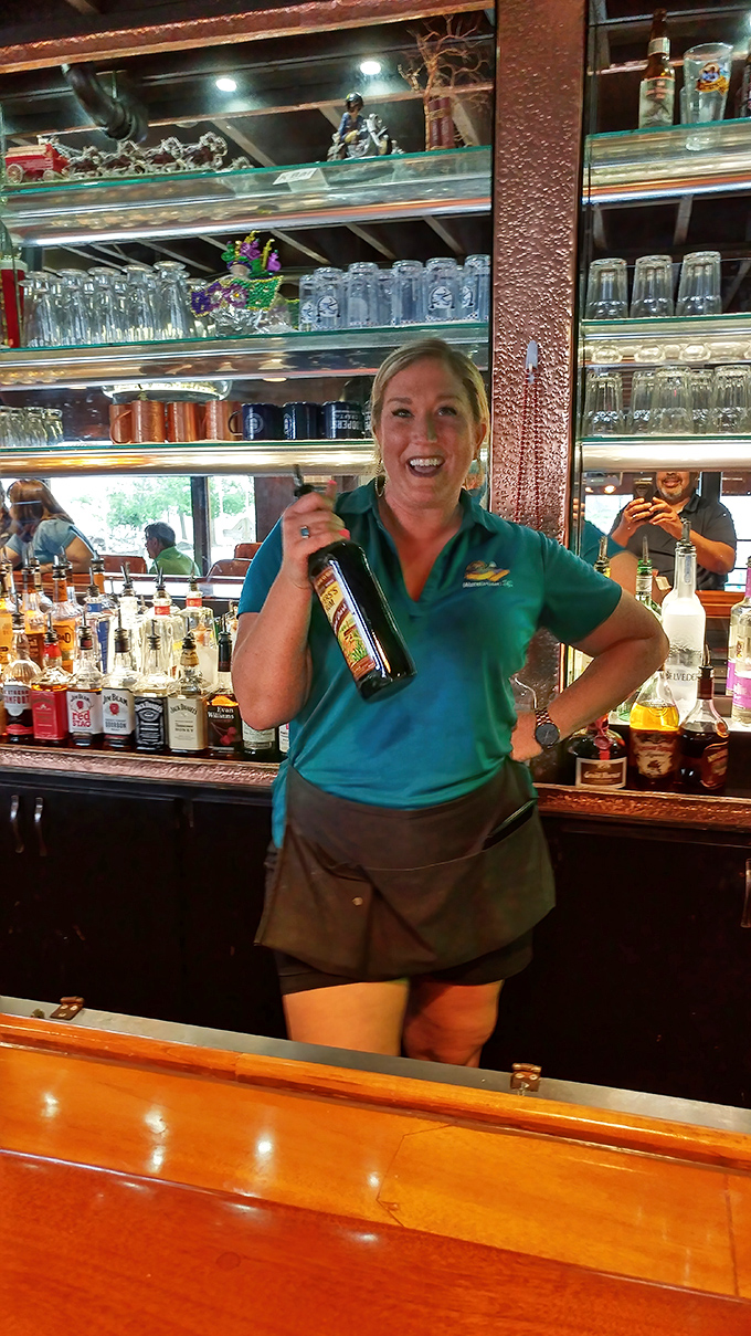 Behind every great restaurant is a staff that makes magic happen. That smile says you're in for something special.