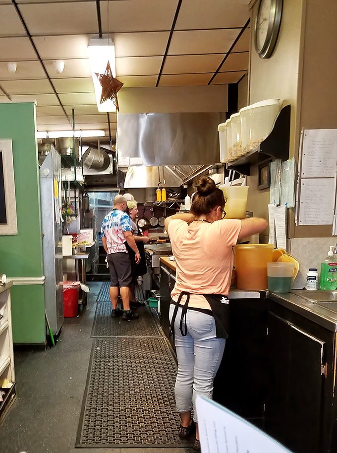 The kitchen dance&mdash;where breakfast magic happens in a choreographed routine of flipping, mixing, and transforming simple ingredients into morning masterpieces.