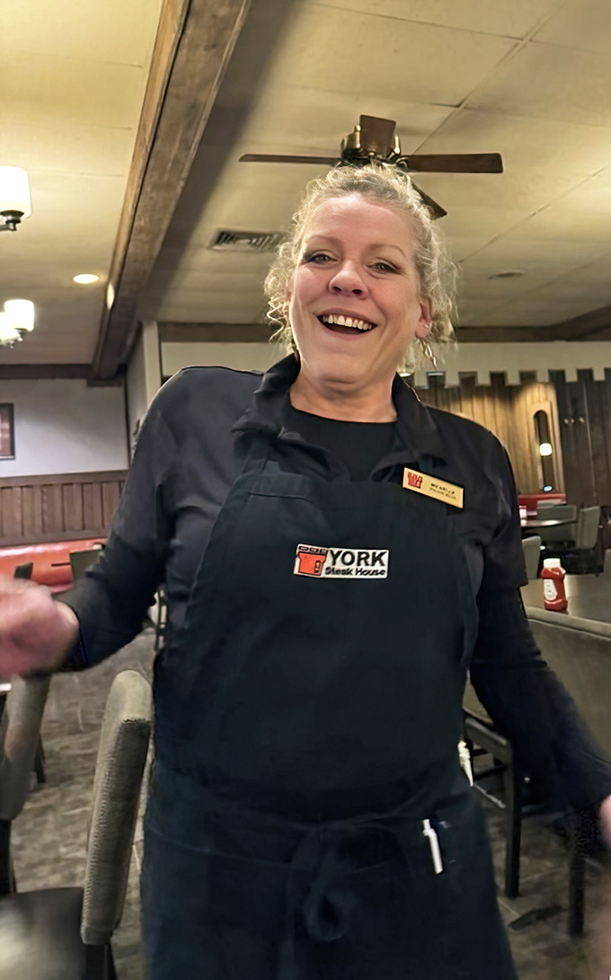 The staff embodies that perfect blend of Midwestern friendliness and steakhouse efficiency&mdash;they know you're here for the beef, and they're here to make it happen. 