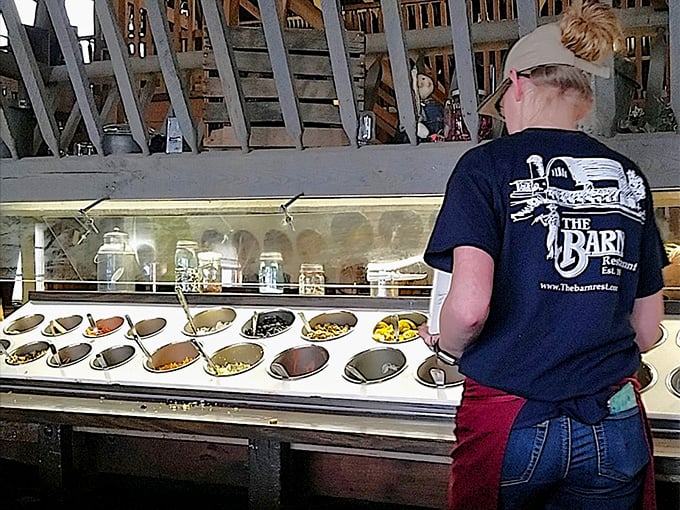 The salad bar that launched a thousand diets &ndash; and ended them just as quickly. Fresh ingredients arranged with care that puts grocery stores to shame.