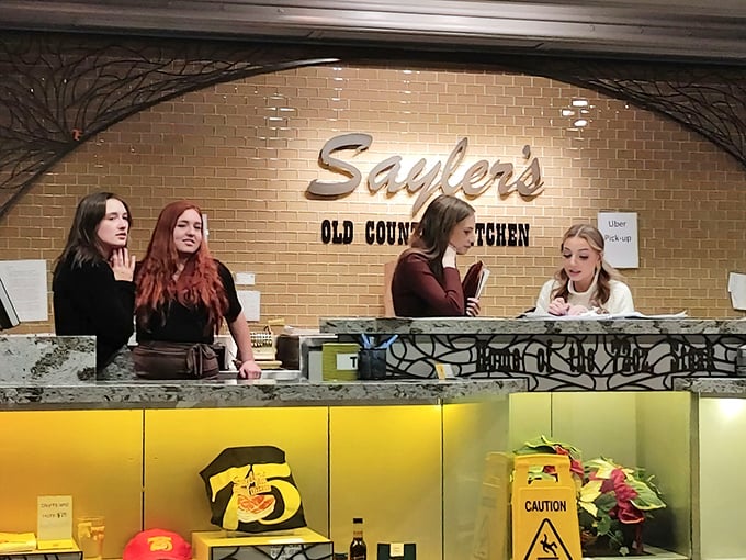 The staff at Sayler's aren't just servers &ndash; they're keepers of culinary tradition, guardians of the grill, and probably know your regular order before you sit down.