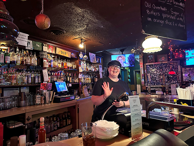Behind every great diner is a bartender who knows your order before you say it and makes you feel like you've been coming here for years.