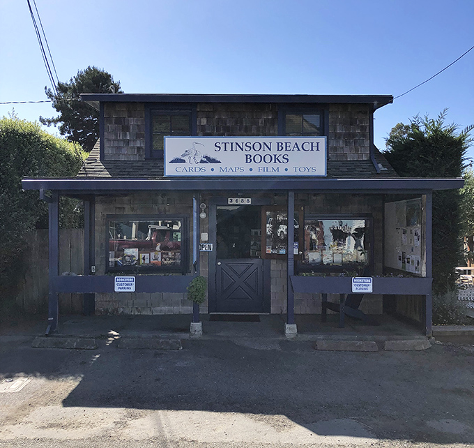 Stinson Beach Books stands as a testament to the fact that no beach vacation is complete without a good read and sand between the pages.