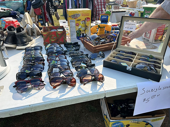 Future's so bright, you need these shades! Vintage and modern sunglasses await new faces at prices that make designer stores seem like highway robbery.