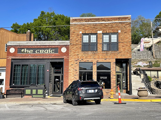 The Craic's brick facade promises what every good small-town establishment should: comfort, character, and conversations worth remembering.