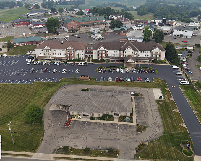 From above, Berlin looks like any small Midwestern town &ndash; until you descend and discover it's actually food paradise disguised as a village.