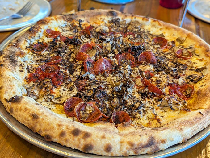 The Ultimate Pizza lives up to its name&mdash;a symphony of mushrooms and pepperoni playing in perfect harmony on a golden crust stage.