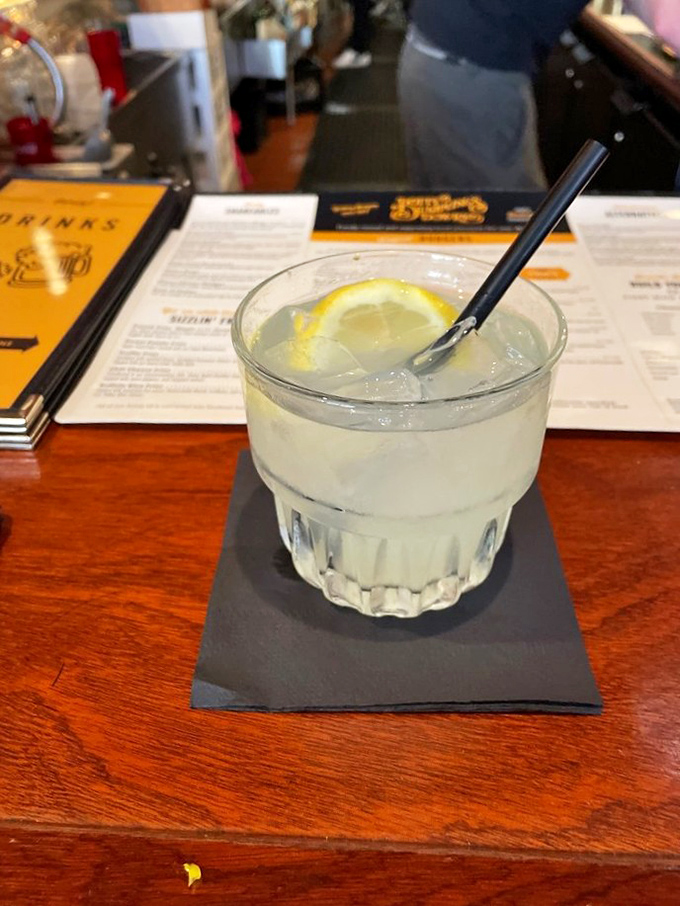 Clear, crisp, and dangerously refreshing&mdash;this Tom Collins is what would happen if summer vacation took liquid form. The perfect burger companion.