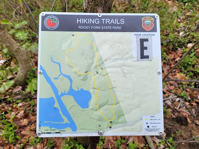 Adventure mapped out for you &ndash; Rocky Fork's trail system offers paths for every ability level, from "casual stroller" to "ambitious hiker."