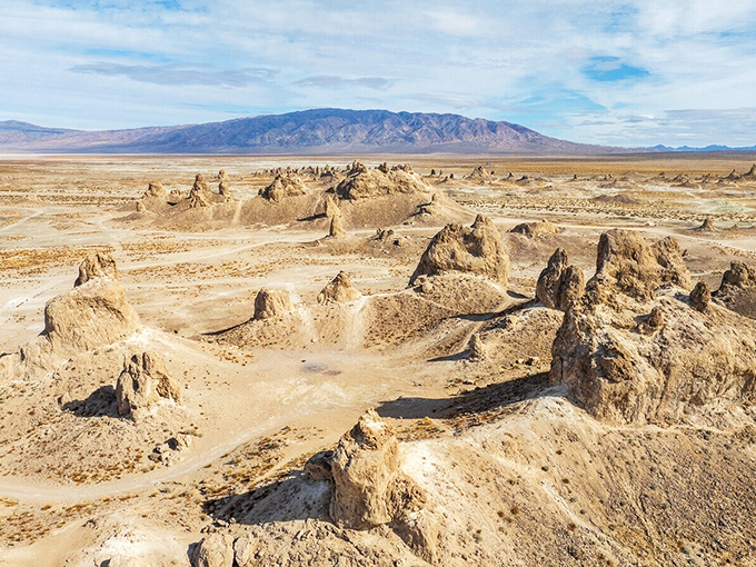 The Trona Pinnacles &ndash; nature's version of a sci-fi movie set that's hosted more alien invasions on film than actual visitors on weekdays. Gloriously otherworldly.