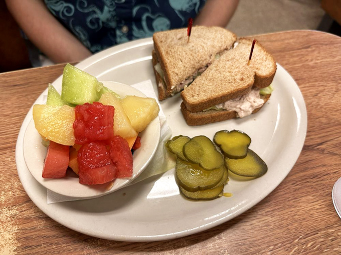 This tuna melt platter demonstrates that lunch can be just as soul-satisfying as breakfast.