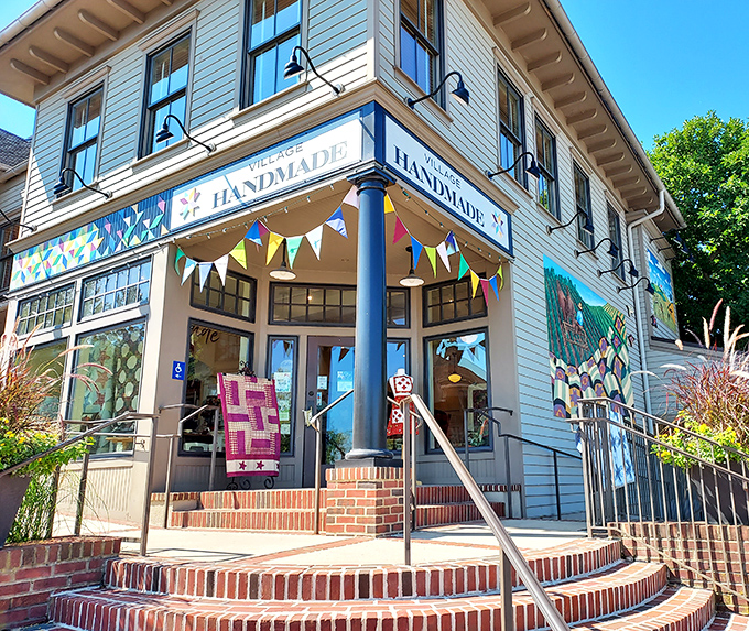 Village Handmade showcases Amish craftsmanship &ndash; where quilts and handcrafted goods represent countless hours of tradition passed through generations.