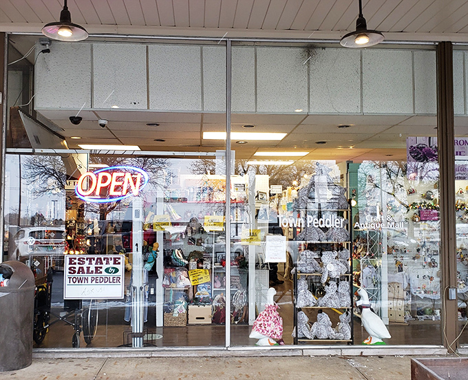 The welcoming entrance promises adventure within. That "OPEN" sign might as well say "Abandon all budget plans, ye who enter here."