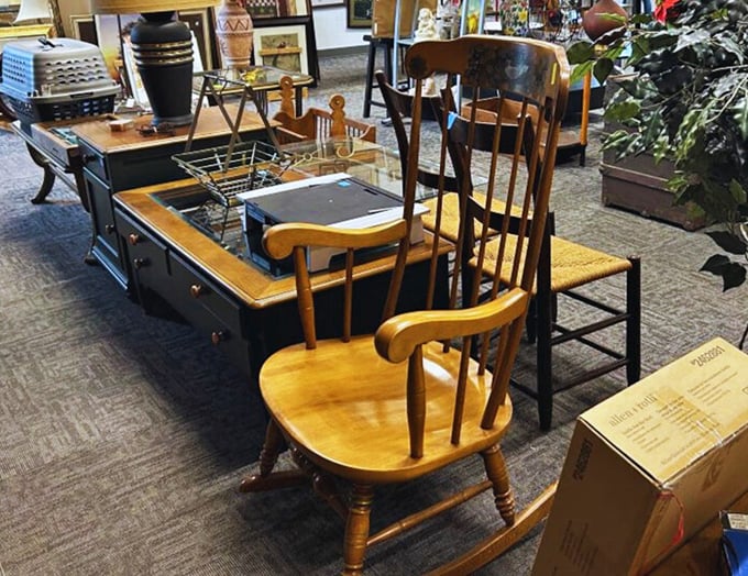 Wooden chairs with the kind of craftsmanship that makes modern furniture look like it's trying too hard to impress.
