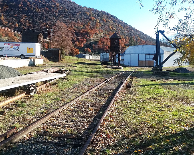 The old railroad station stands as a testament to Yreka's transportation history. Those tracks once connected this remote town to the wider world.