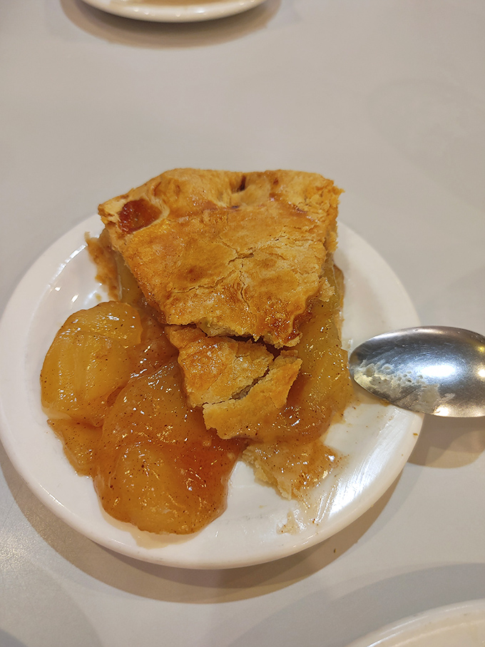 Apple pie that doesn't need to show off&mdash;the flaky crust and tender fruit speak volumes without saying a word.