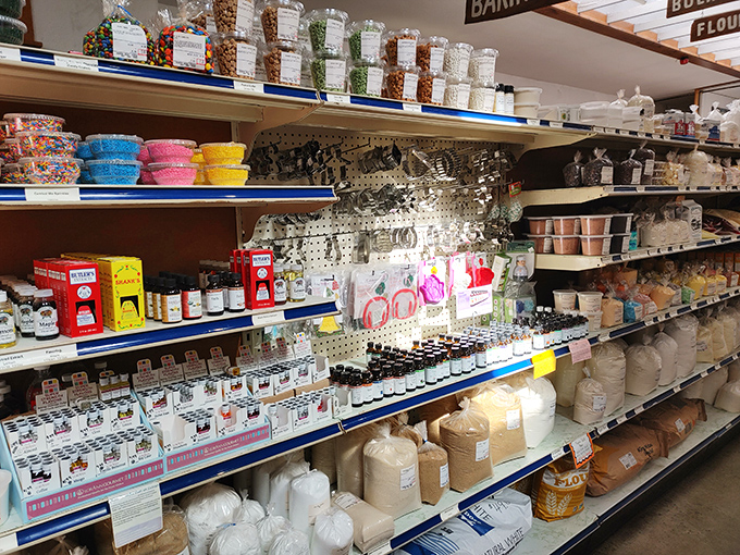 Baking ingredients that whisper possibilities. From jams to flours, this is where "I could never make that" transforms into "watch me try."